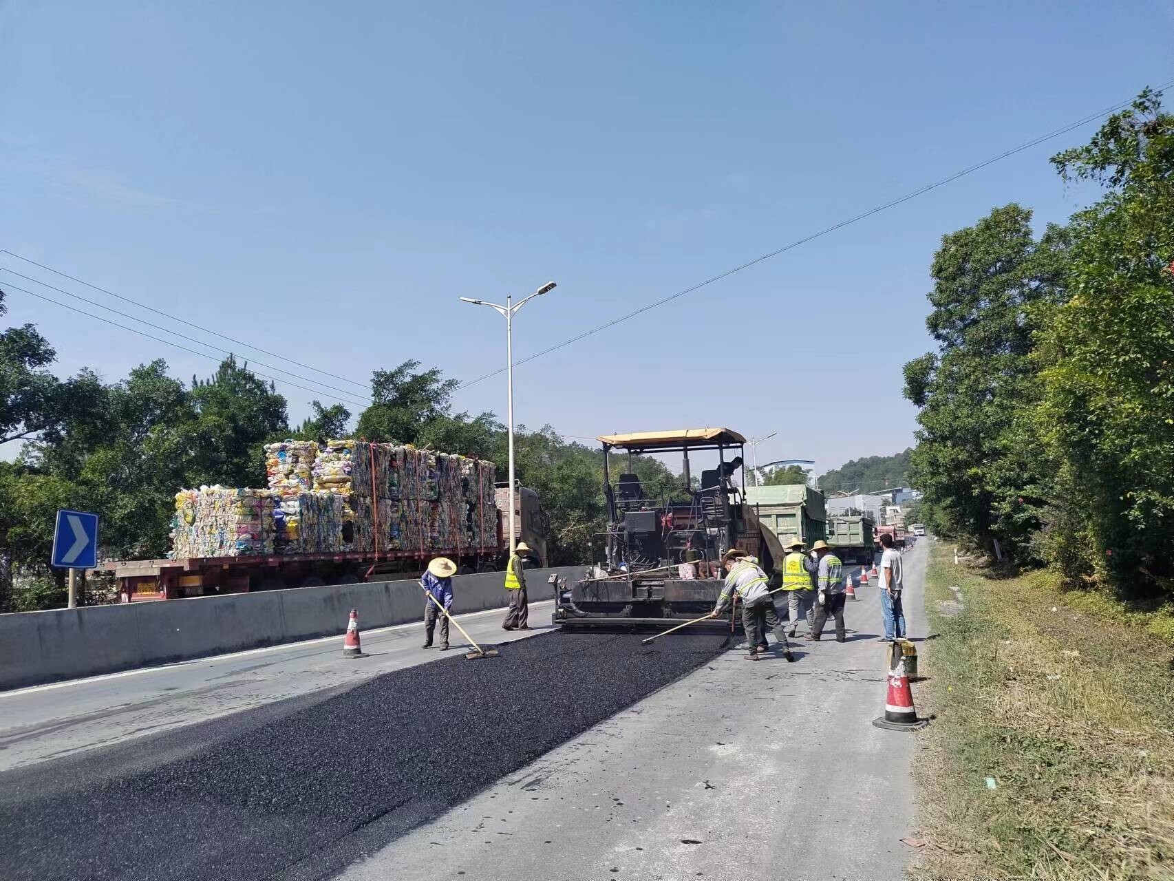 国道G324线云浮市迳口至镇安段路面改造工程顺利通过交工验收